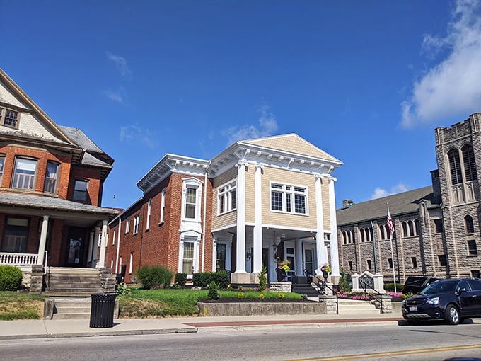 Historic Tiffin buildings stand like proud sentinels guarding secrets of Ohio's educational and cultural heritage.