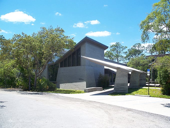 The Atlantic Center for the Arts nestles among native trees, proving that culture and nature make excellent neighbors. Creativity with a Florida accent. 