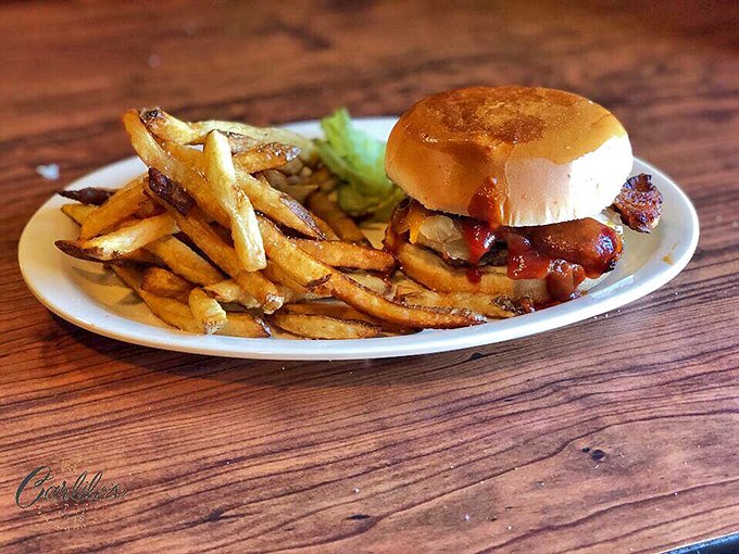 This isn't just a sandwich—it's edible Alabama heritage, where generations of barbecue wisdom are delivered between two humble buns.
