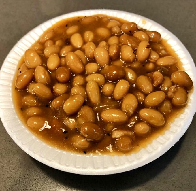 These baked beans have clearly been to therapy – they've worked through their issues and emerged transformed, sweet and savory in perfect harmony.