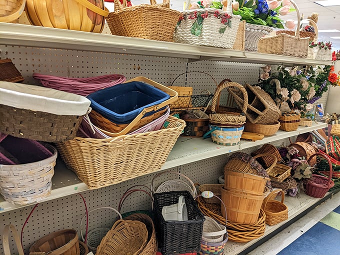 Baskets upon baskets – because everyone needs something to hold their something elses.
