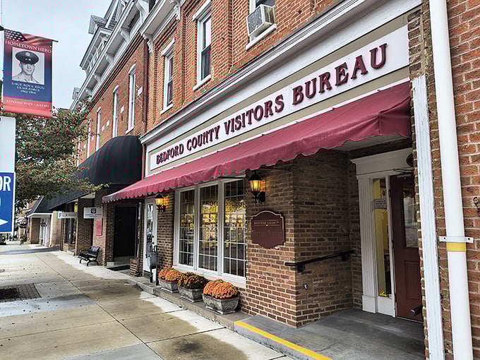 The Bedford County Visitors Bureau welcomes travelers with that small-town hospitality that makes you feel like a returning friend rather than a tourist.