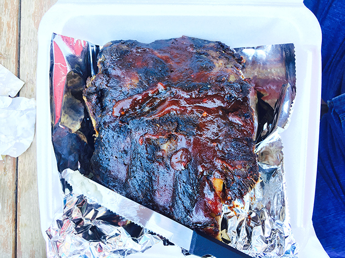 These beef ribs look like they've been working out – absolutely massive and proud of it.