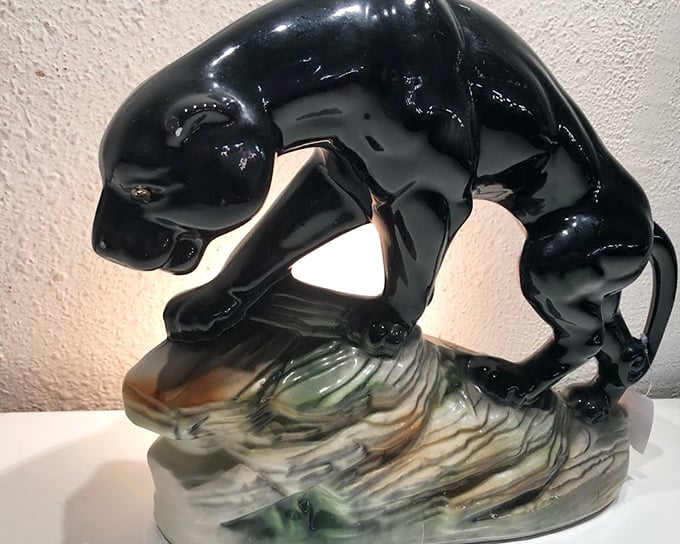 This sleek black panther figurine is the kind of conversation piece that makes guests wonder if you've been secretly interesting all along.