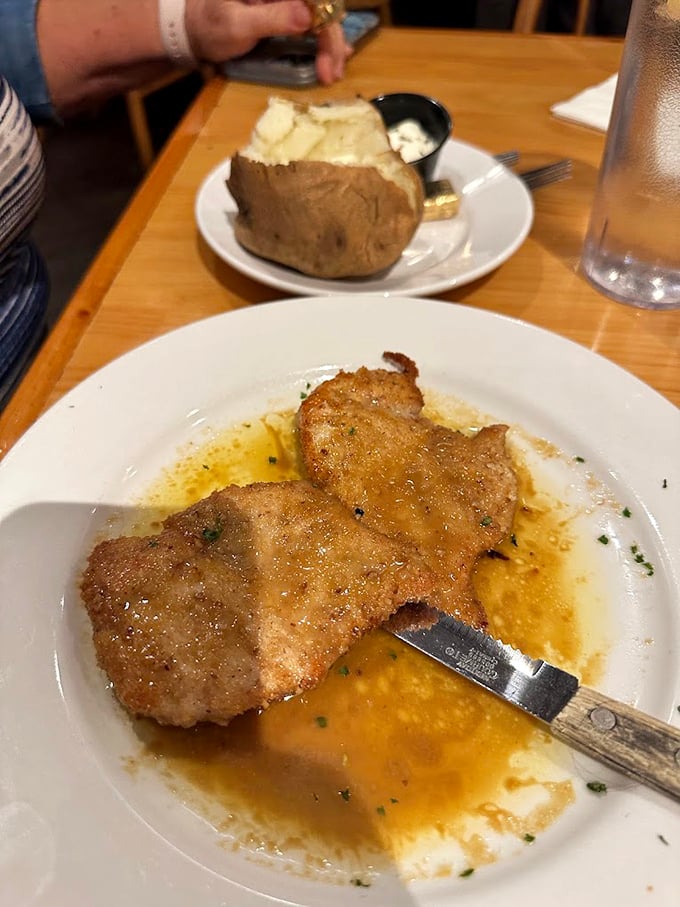 Bourbon pecan encrusted chicken—because sometimes the South just knows how to make poultry sing with happiness.