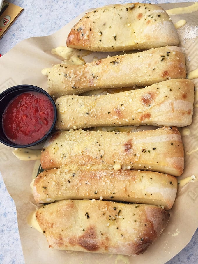 These breadsticks aren't just sidekicks to the pizza—they're the supporting actors who steal every scene they're in.