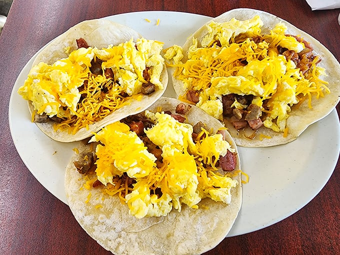 Breakfast tacos that prove Wisconsin knows its way around more than just cheese—these morning masterpieces would make Texas tip its hat.