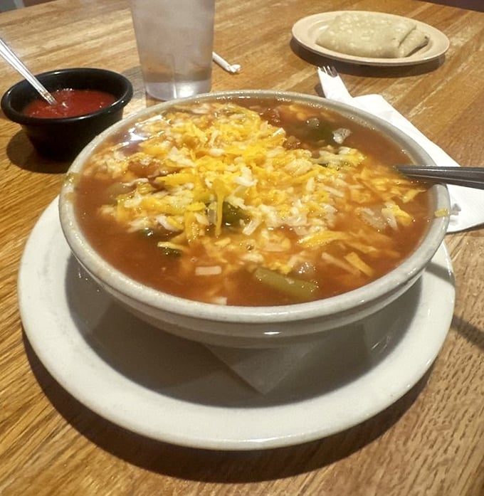 This caldo de queso isn't just soup—it's a warm hug in a bowl, topped with melted cheese that stretches with each spoonful.