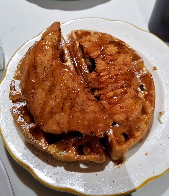 Chicken and waffles: the breakfast-dinner hybrid that proves some of the best relationships are unexpected ones.