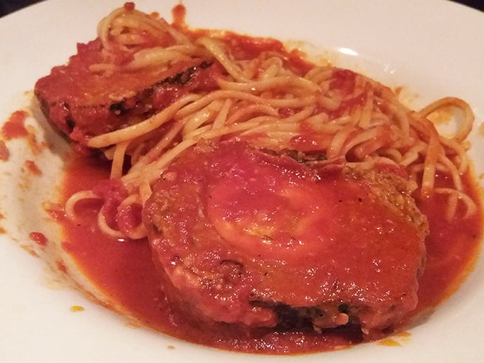 The legendary chicken parmesan – where breading, sauce, and cheese achieve a harmony that would make the Three Tenors jealous.