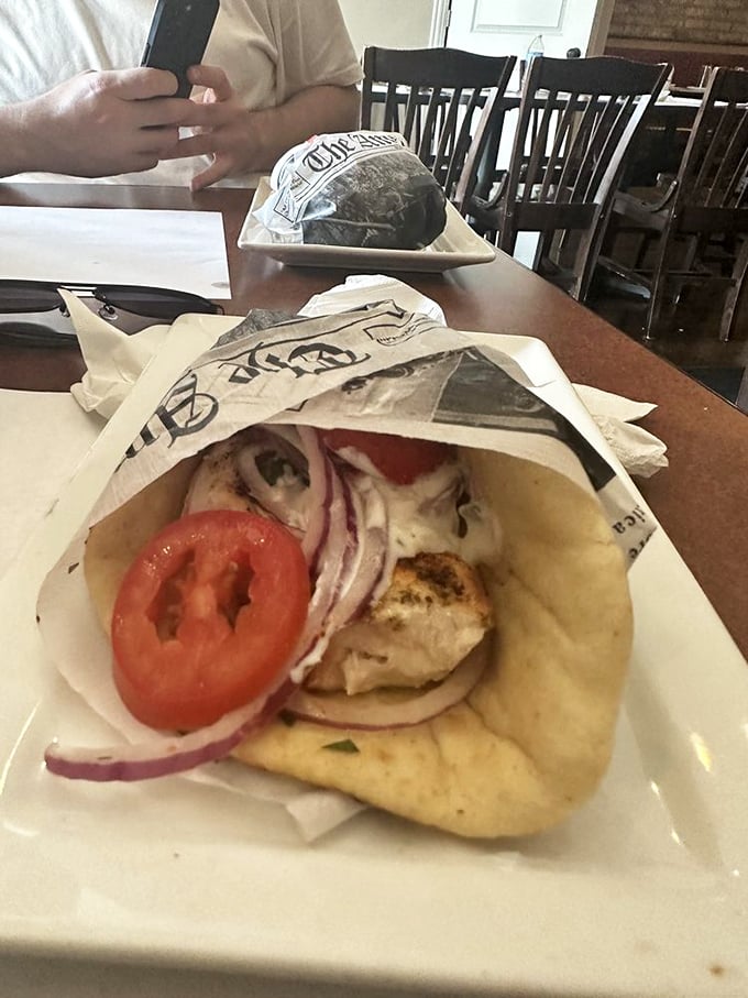 These souvlaki skewers aren't just grilled meat—they're little charred masterpieces that would make Zeus himself weep with joy.