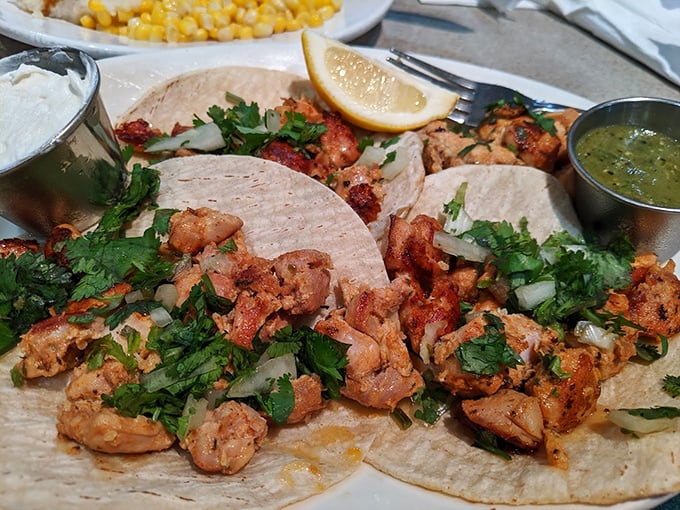 Who knew a diner could nail street tacos? These cilantro-topped beauties prove 7th Avenue doesn't just do American classics—it crosses borders deliciously.