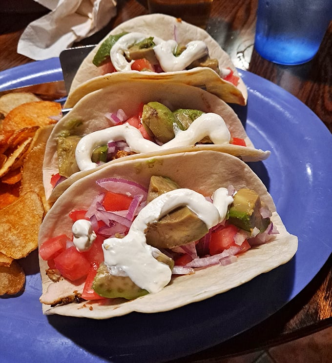 Tacos that don't mess around – fresh, vibrant, and loaded with toppings. A fiesta in every bite.