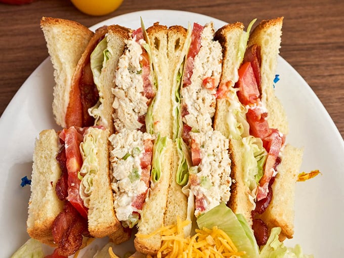The club sandwich: three stories of delicious architecture where every floor is better than the penthouse in most buildings.