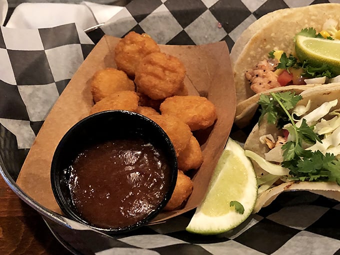 These golden corn fritters and fish tacos prove Smoked isn't just a one-trick pony – they've mastered the art of the perfect side hustle.