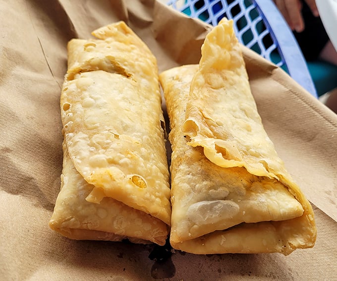 Crispy on the outside, molten goodness inside. These hand-held treasures prove that sometimes the best things in life come wrapped in a golden shell.