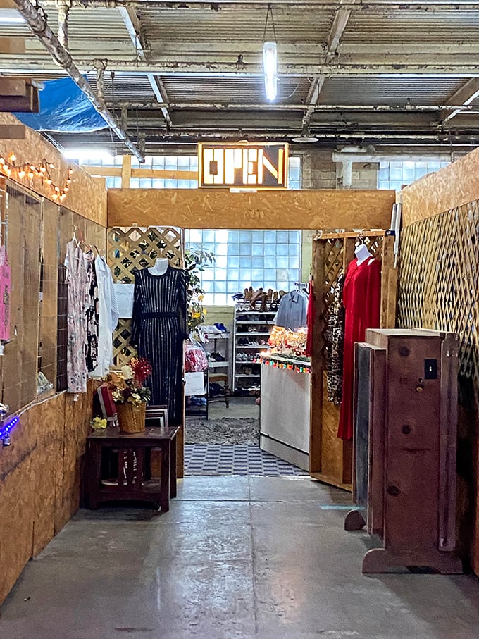 Step into a boutique within the bazaar – these vendor spaces create mini-stores with distinct personalities.