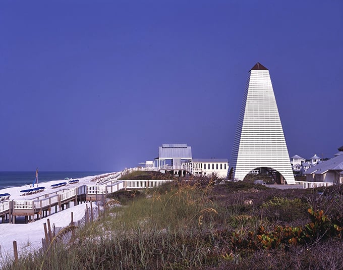 That iconic pavilion isn't just architecture – it's become the most photographed backdrop in Northwest Florida.
