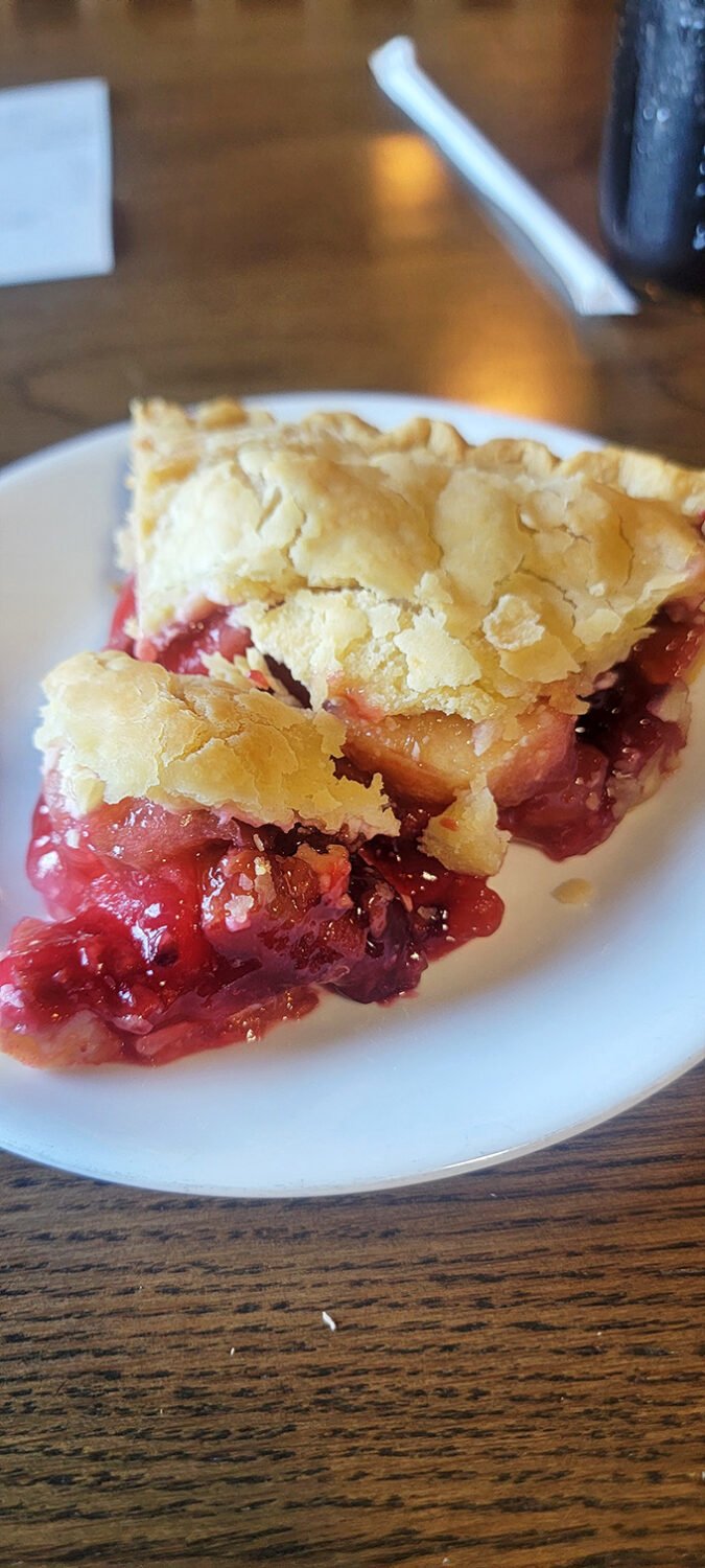 Pie that makes you understand why people used to cool these things on windowsills – a perfect marriage of flaky crust and berry filling.