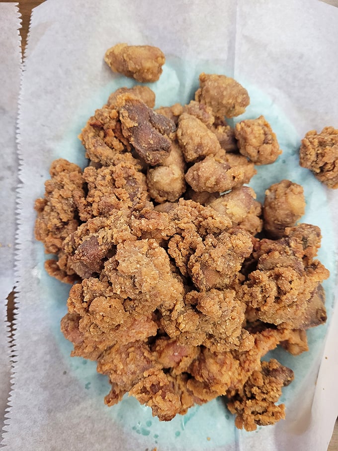 Fried gizzards—the ultimate test of a true chicken joint and a textural adventure that rewards the culinary curious.