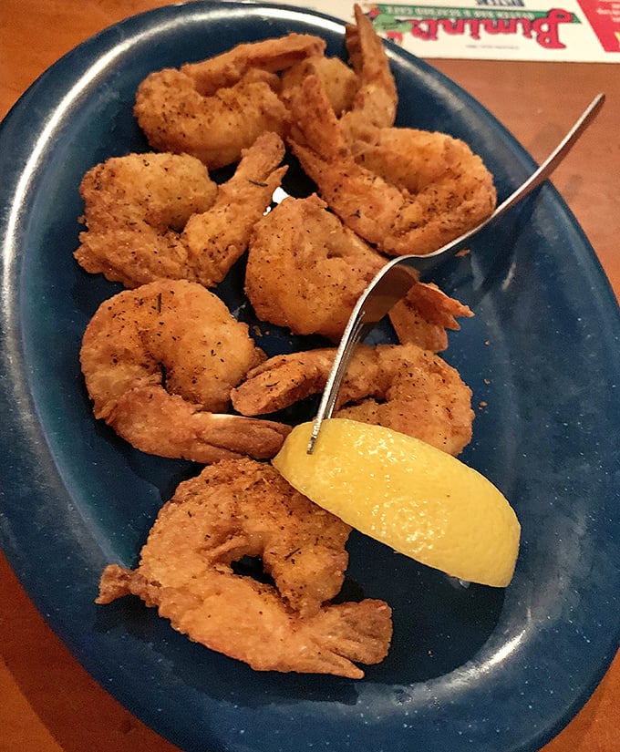 Fried shrimp that achieve the impossible balance – crispy coating that shatters with each bite while the shrimp inside remains perfectly tender and sweet.