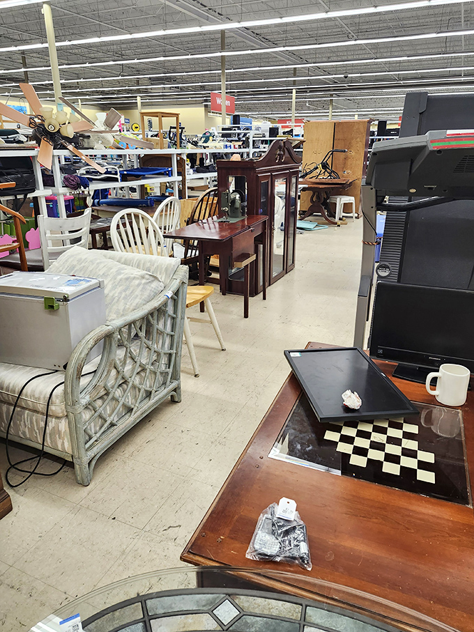 Furniture that's lived a life before you – each piece with stories to tell. That wicker chair might have witnessed decades of family dinners.