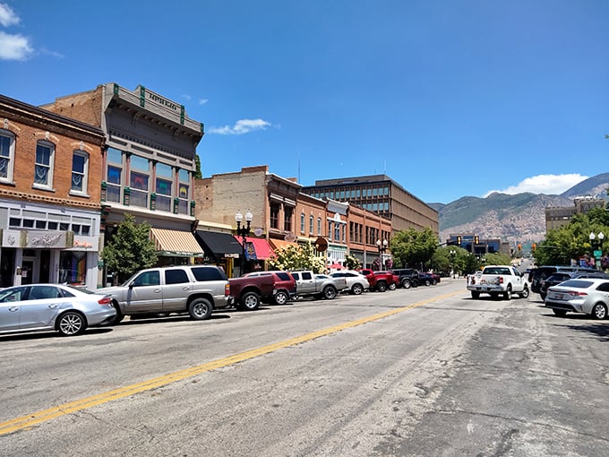 The preserved architecture of Historic 25th Street creates an atmosphere where shopping local feels like stepping into a living museum—except you can buy stuff.