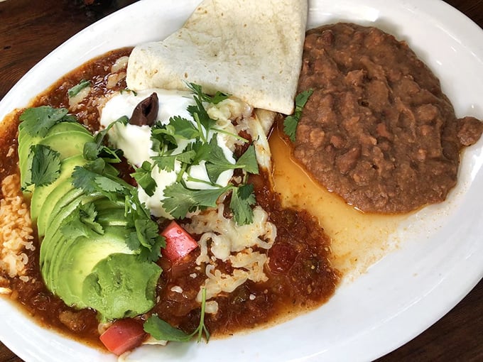 Huevos rancheros brings the fiesta to breakfast, with colors so vibrant they practically salsa dance across the plate.