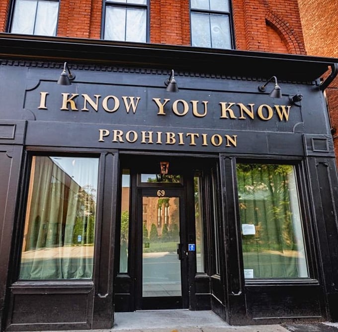 I Know You Know isn't just clever wordplay—it's a speakeasy-inspired establishment where prohibition-era charm meets modern mixology.