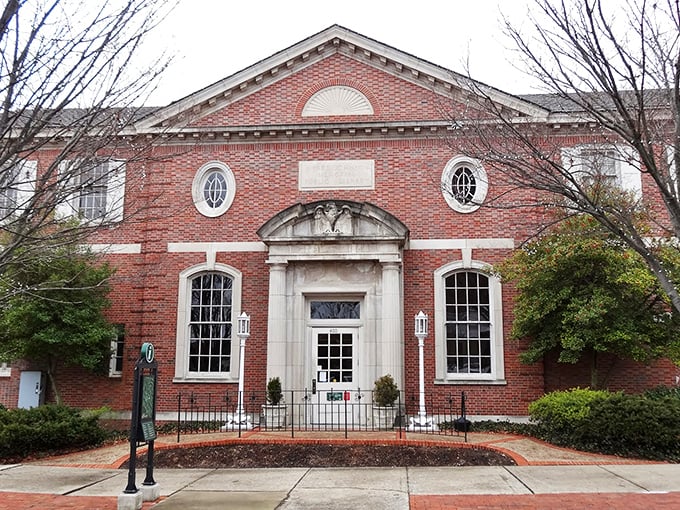 Kingsport's Public Library stands as stately as the classics it houses—a brick-and-mortar reminder that the best entertainment is still free.