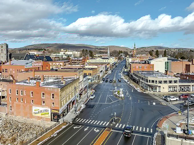Main Street stretches out like your retirement dreams – unhurried, welcoming, and surprisingly full of possibilities.
