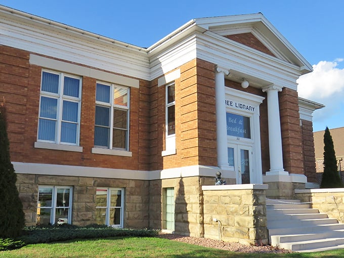The stately old Carnegie Library building speaks to a time when communities invested in knowledge and architecture with equal enthusiasm.