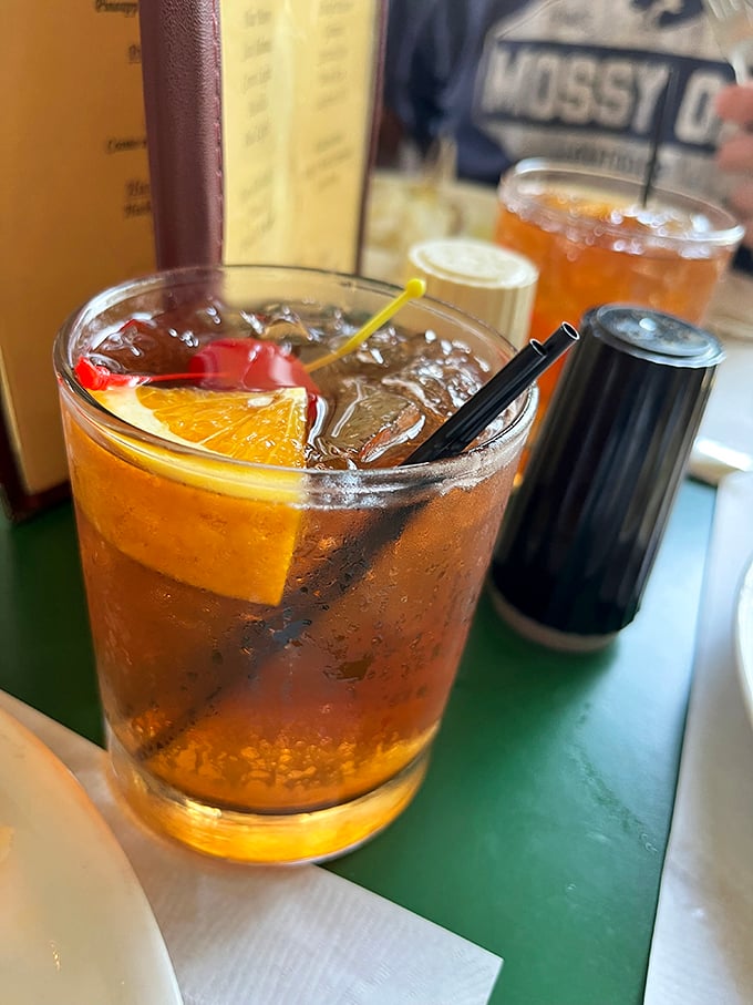 Wisconsin's unofficial state cocktail gets the respect it deserves here—an Old Fashioned that balances sweetness, bitters, and booze like a tightrope walker.