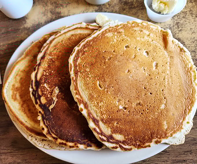 Pancakes so perfectly golden they belong in a breakfast hall of fame—the kind that make you wonder why you ever attempt making them at home.