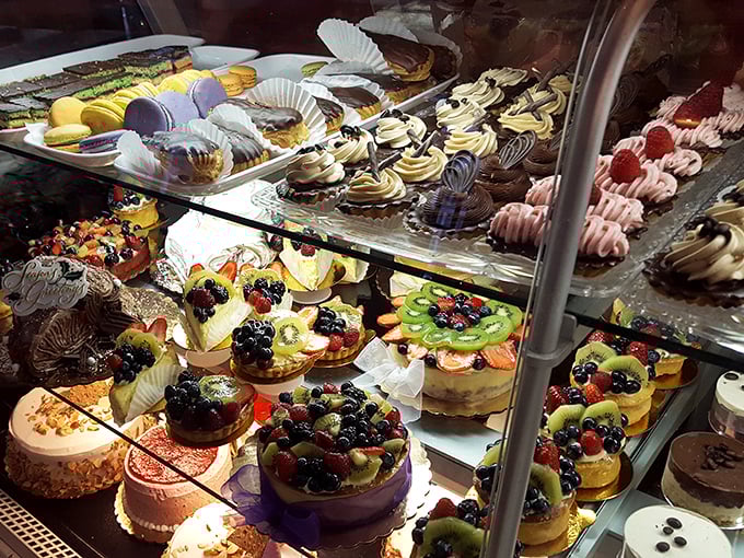 The pastry case at La Dolce Vita is like the Louvre of baked goods—each shelf displaying masterpieces that make you wonder if eating art is actually allowed.