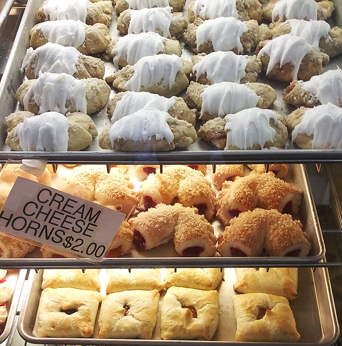 Layer upon layer of pastry perfection – where flaky meets creamy in a romance that's lasted generations.