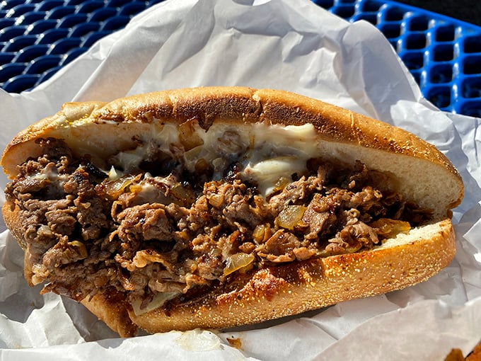 Their cheesesteak doesn't need Philly's approval—tender beef and melted cheese create a sandwich worth crossing state lines for.