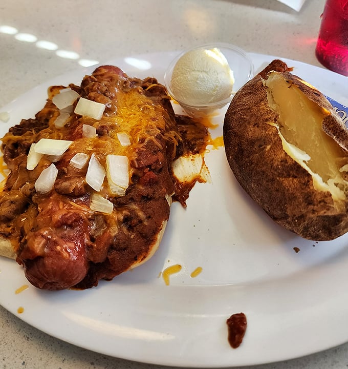 This Philly cheesesteak and loaded baked potato combo isn't just lunch—it's the reason elastic waistbands were invented.