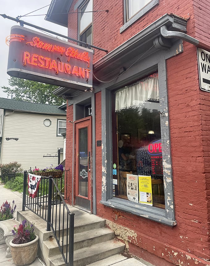 Sam and Ethel's glowing neon sign has been beckoning hungry visitors for generations—proof that some restaurants don't need Instagram to stay relevant.