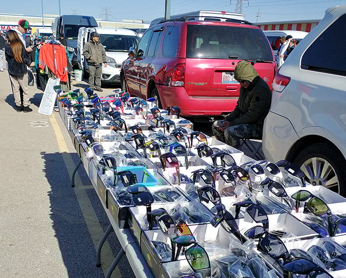 Sunglasses as far as the eye can see—which, ironically, you might need help seeing without the perfect pair from this dazzling display.