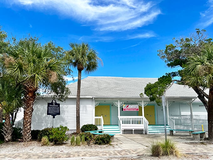 The Island Players theater – where local thespians prove retirement doesn't mean the end of drama (the good kind, anyway).