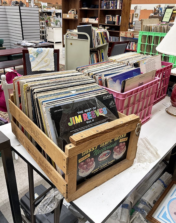 Vinyl lovers rejoice—Jim Reeves and friends are waiting in wooden crates to spin stories on your turntable again.