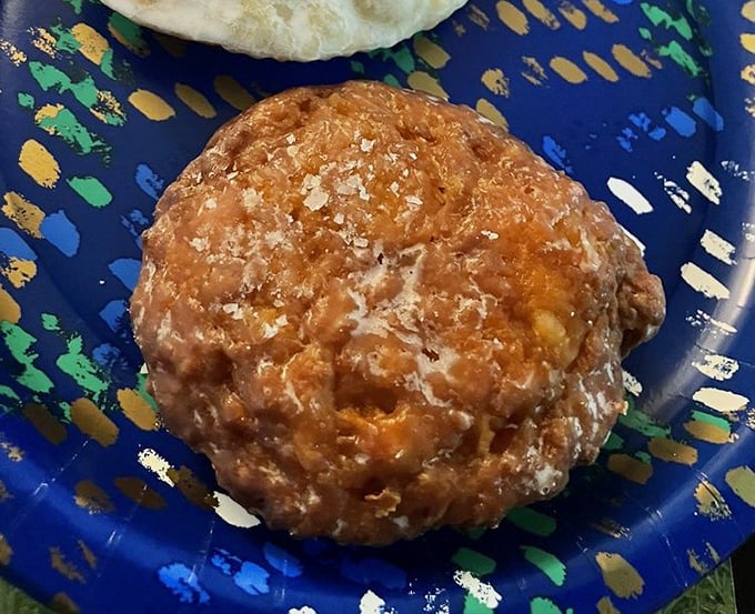 These apple fritters aren't just pastries, they're edible sunshine. Crispy, glazed, and substantial enough to count as a legitimate meal if nobody's watching.