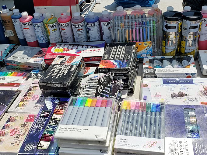 Artists and doodlers rejoice! Golden paints and Faber-Castell markers promise creative possibilities without the art supply store markup.