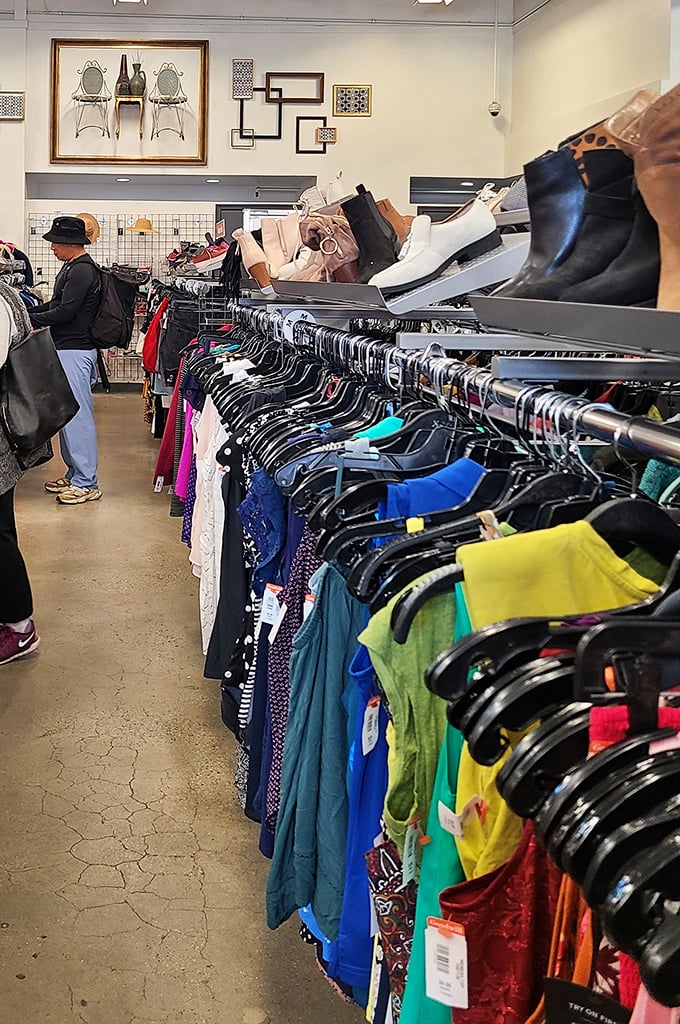 The promised land of secondhand fashion, where yesterday's impulse purchases become tomorrow's vintage finds.