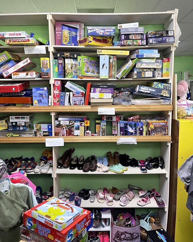 Board game heaven meets childhood nostalgia. One person's "we never play this anymore" becomes another family's game night revolution for less than a pizza delivery.