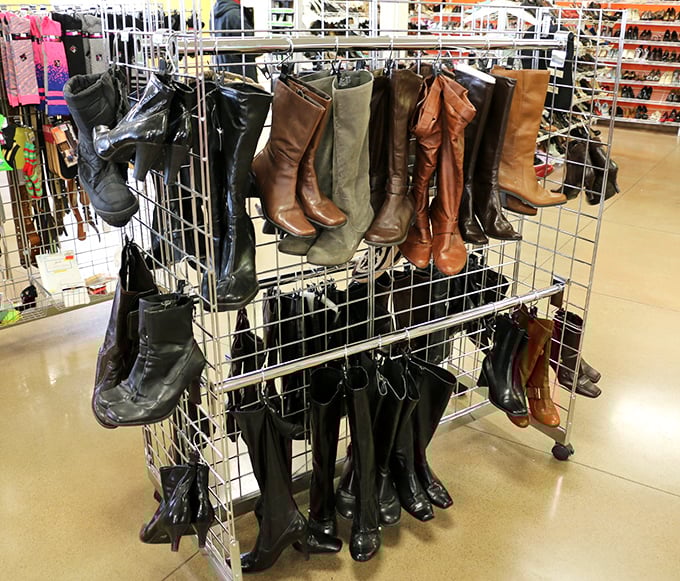 Boot paradise! From practical winter warriors to statement-making fashion finds, this rotating collection proves Minnesota's footwear needs are as diverse as its weather patterns.