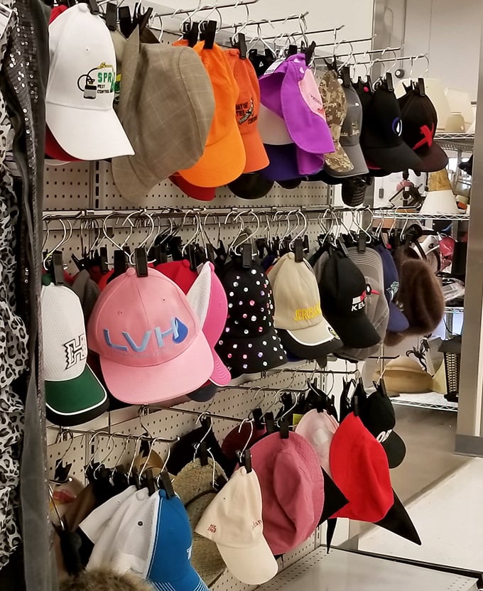 Hat heaven for the indecisive shopper. Whether you're channeling your inner cowboy or covering a bad hair day, there's a cap for that.