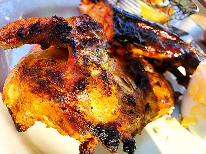 Barbecued chicken with skin so gloriously crisp and meat so tender, it makes you wonder why anyone bothers with complicated cooking techniques.