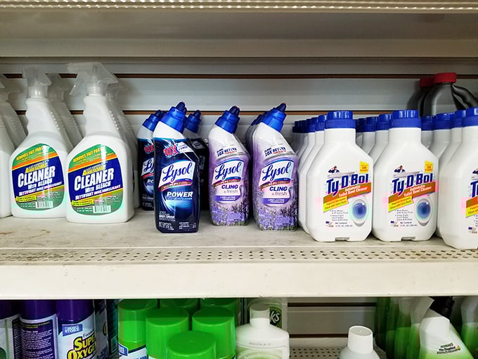 Name-brand cleaning supplies that actually clean – your grandmother would approve of these sensible choices.